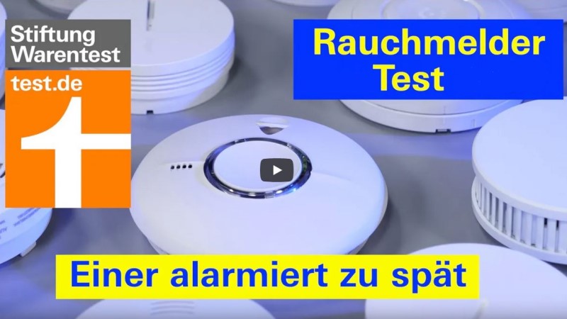 Stiftung Warentest Rauchmelder